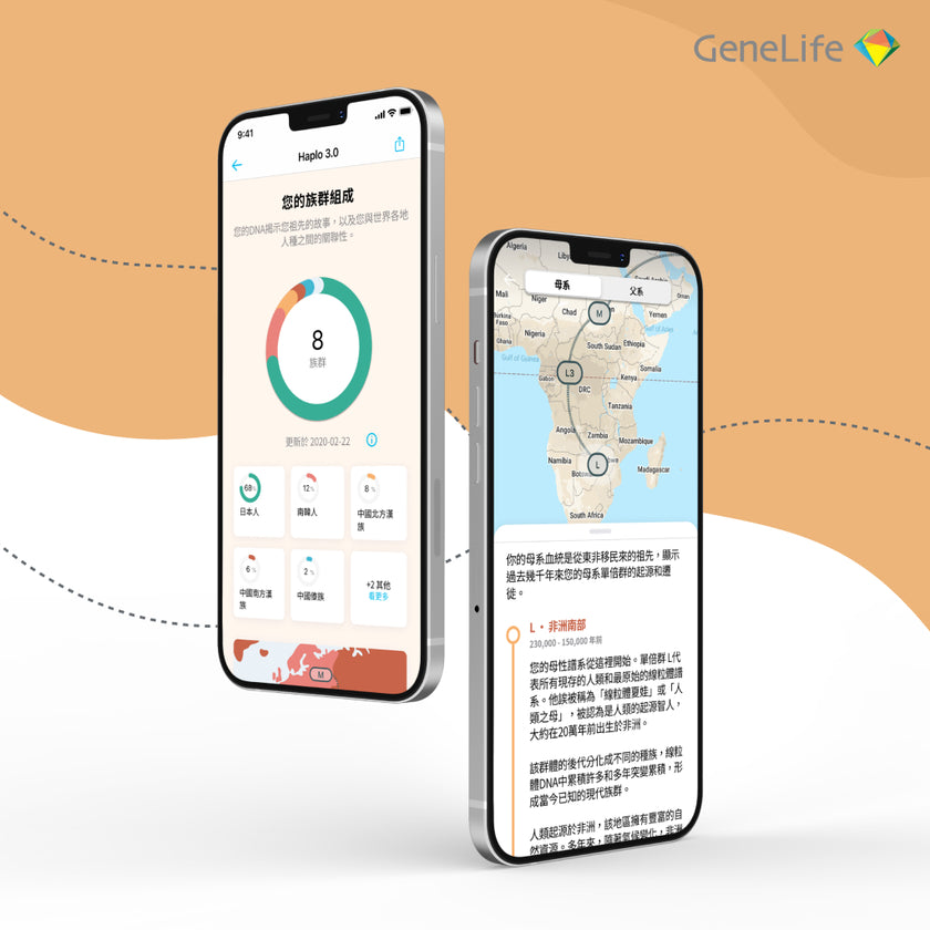 Haplo 3.0：探索起源基因檢測 – GeneLife 基因樂活